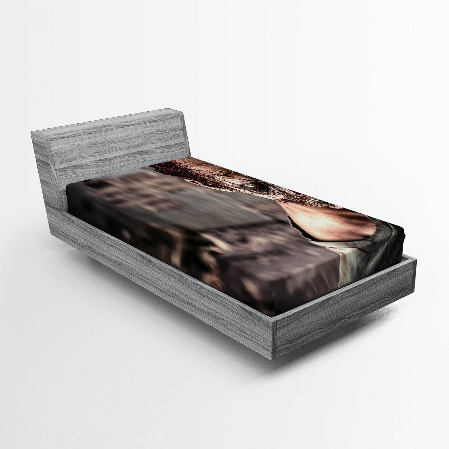 Ambesonne Zombie Fitted Sheet | Wayfair