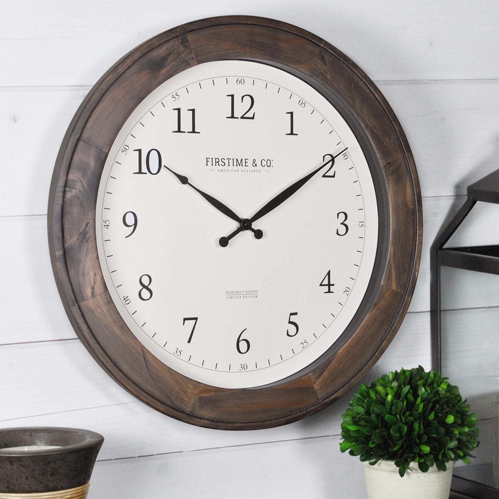 Millwood Pines Haskell 15" Wall Clock & Reviews | Wayfair