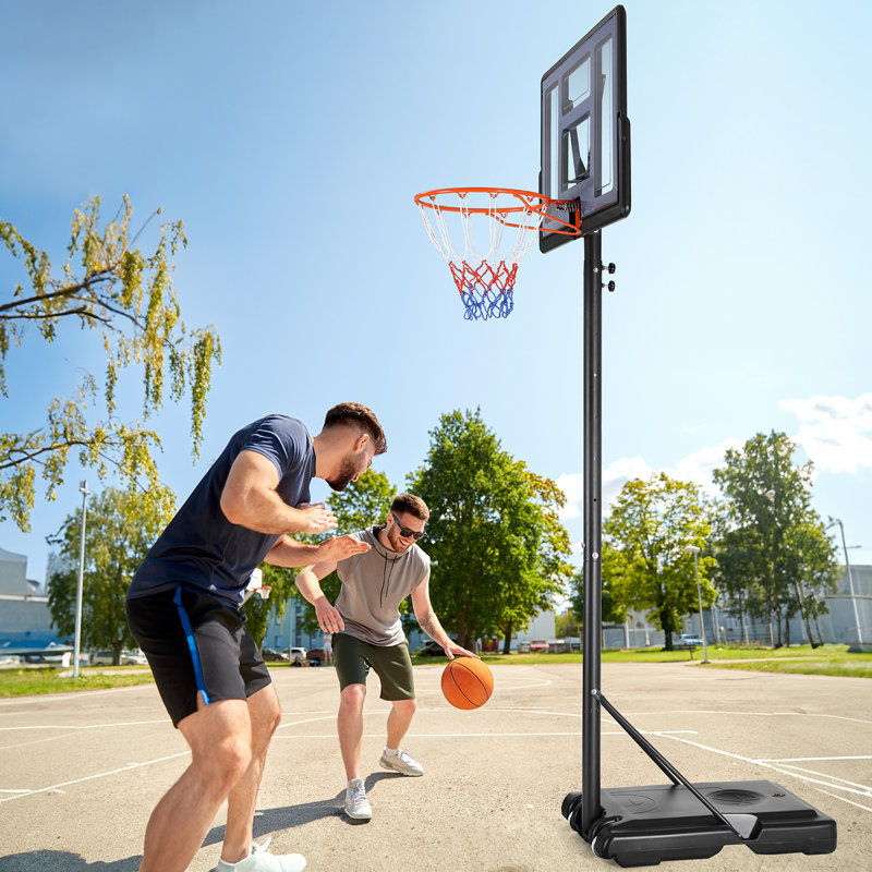 Pirecart 43.3'' W Metal Portable Full-Size Basketball Hoop & Reviews ...