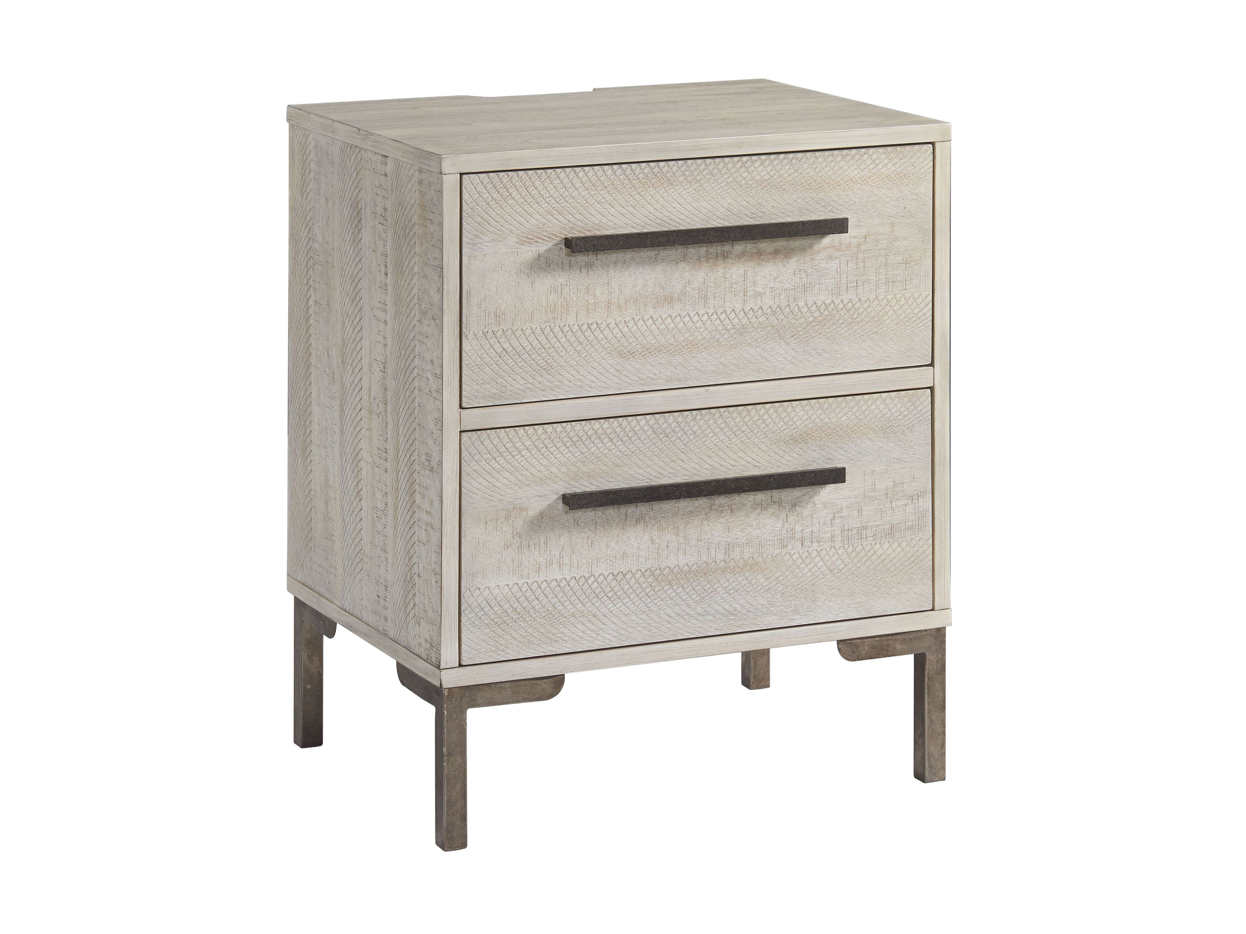 Birch Lane™ Jeanette 2-Drawer Modern Wood Nightstand - Wayfair Canada