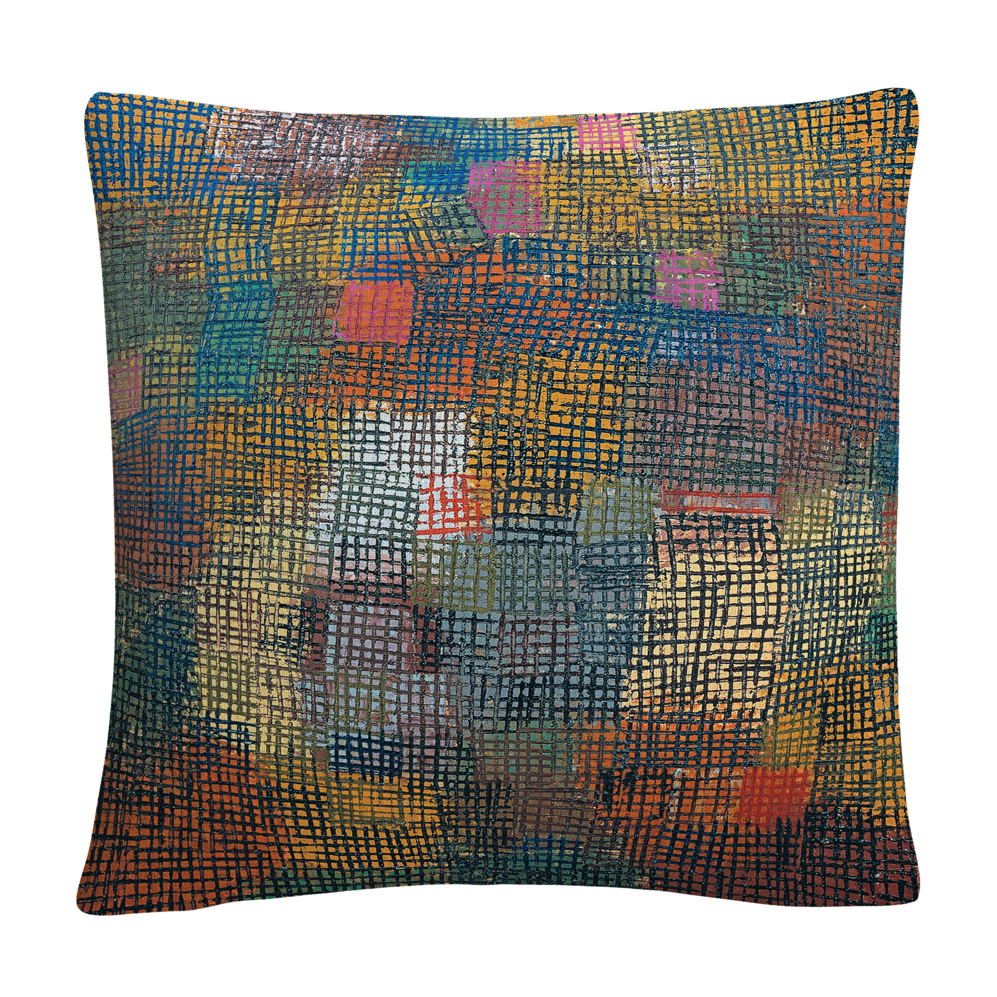 Trademark Fine Art Paul Klee Colors From A Distance Patchwork Throw ...