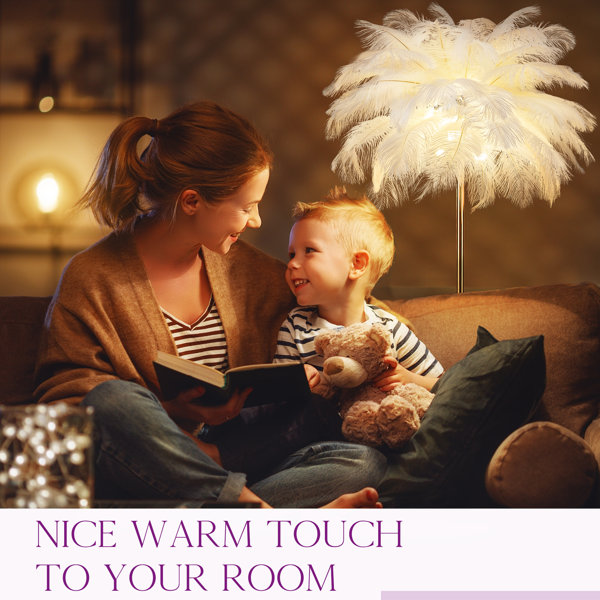 Willa Arlo Interiors Lismore 63'' Brass LED Novelty Floor Lamp with ...