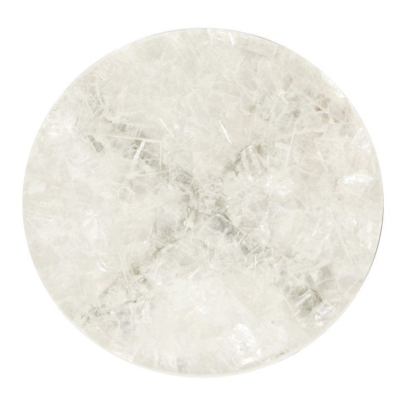 Pulaski Furniture Gypsum Stone-Top Drink Table with Metal Base | Wayfair