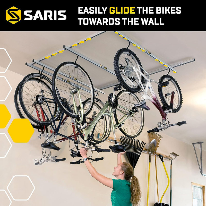 SARIS Steel Ceiling Mounted Bike Rack | Wayfair