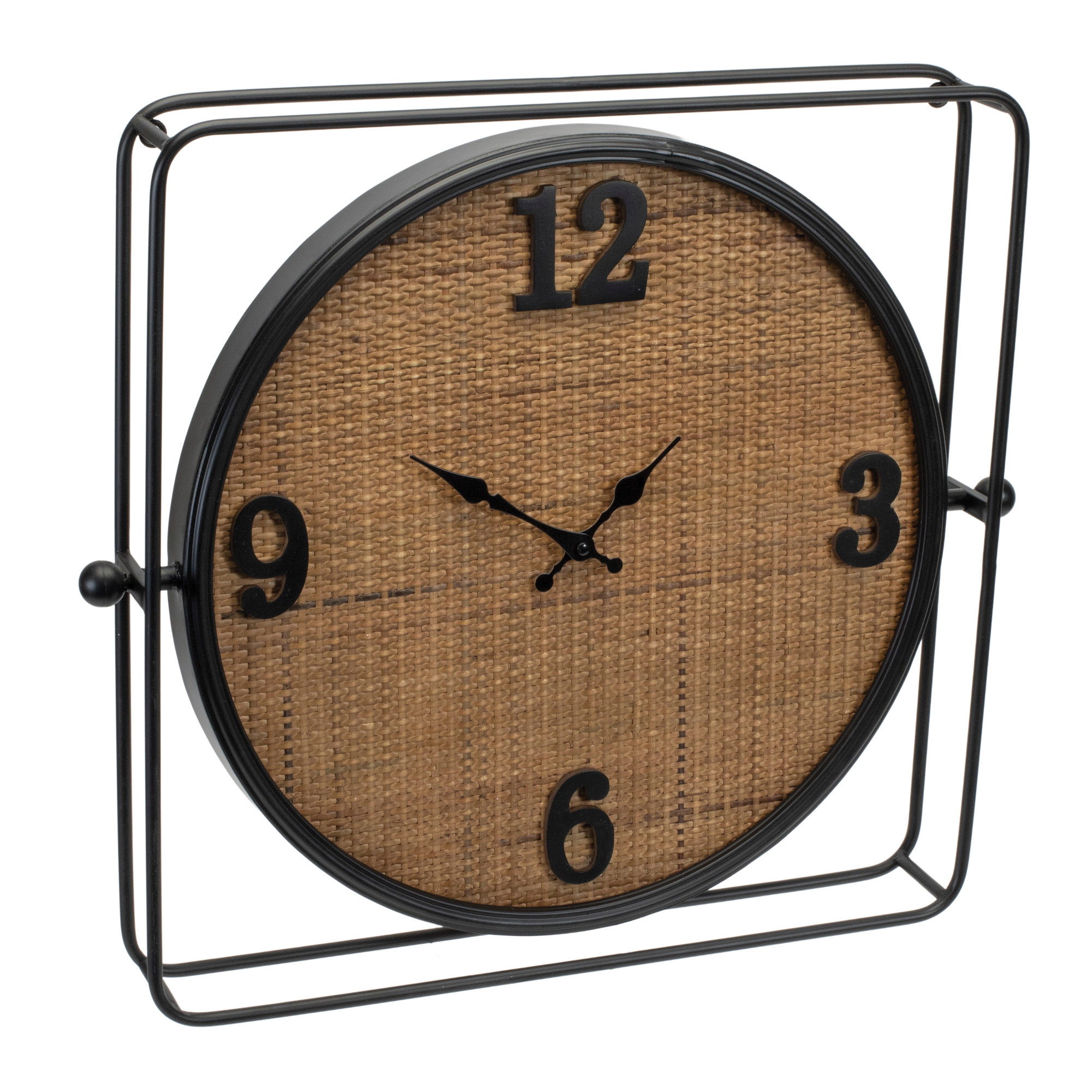 17 Stories Rustic Square Wall Clock 19.5SQ | Wayfair