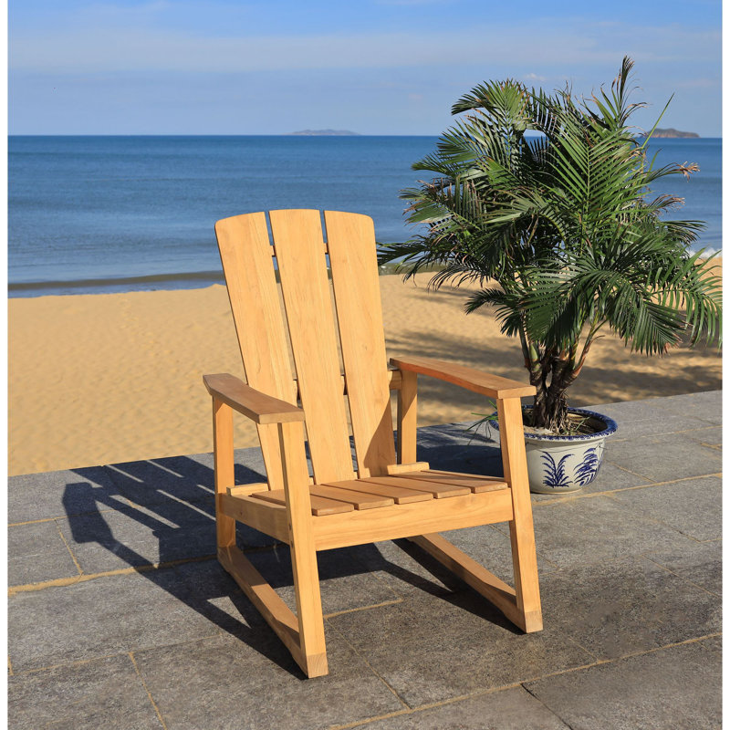 Bayou Breeze Ashlynn San Juan Solid Wood Adirondack Chair | Wayfair