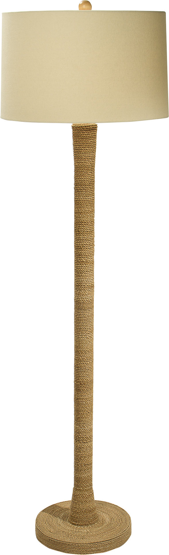 The Natural Light All Wrapped Up 65" Floor Lamp | Wayfair