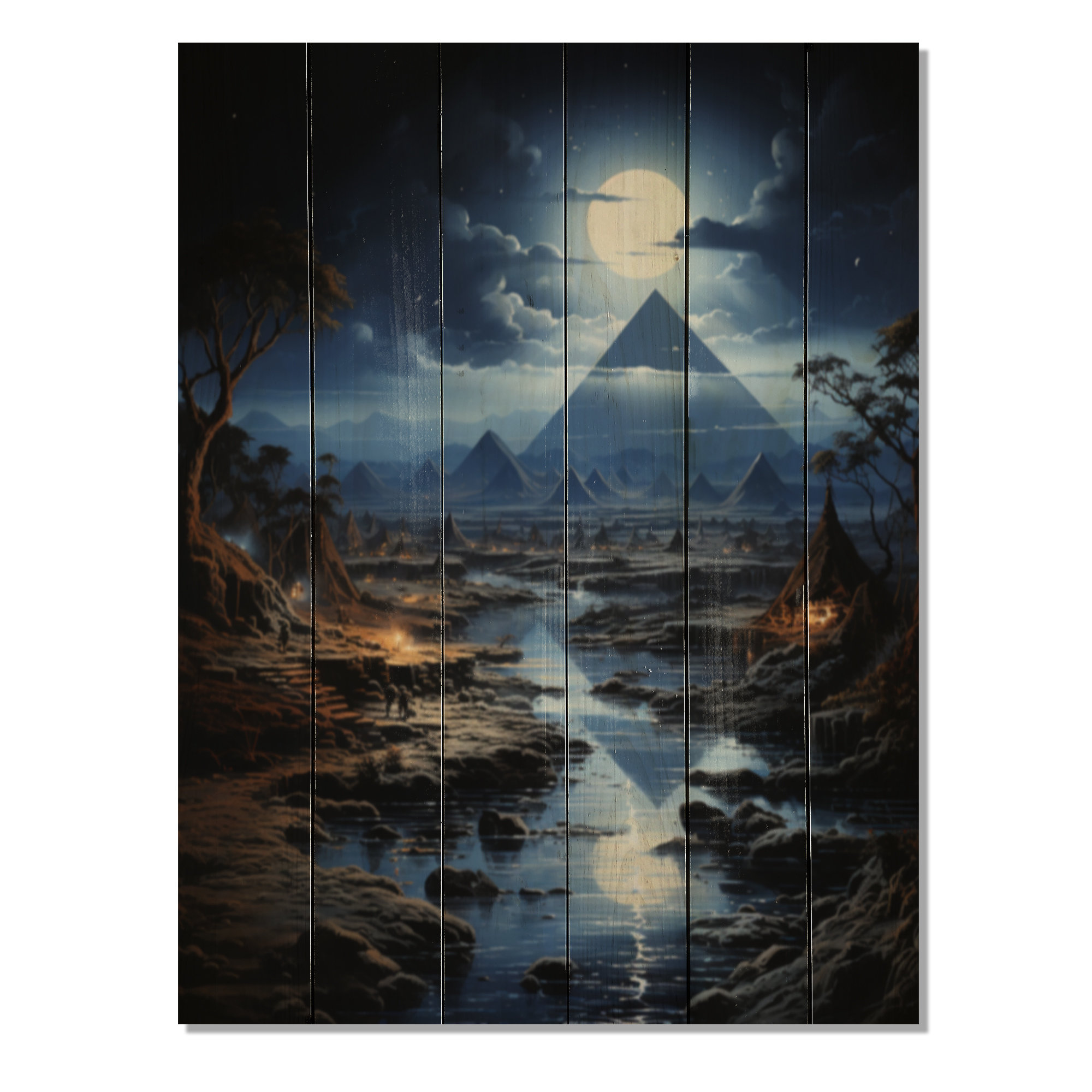 Millwood Pines Egypt Ethereal Moonlit Sands - Egypt Print on Natural ...