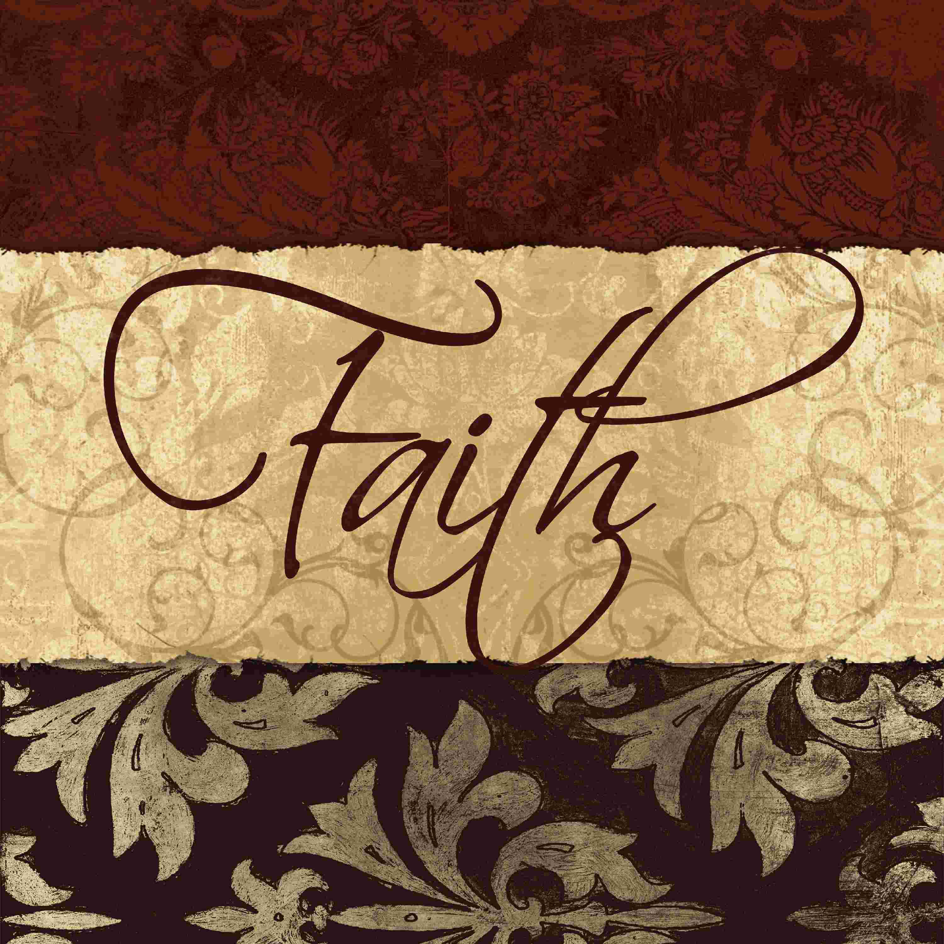 Charlton Home® Red Faith 2 - Wrapped Canvas Graphic Art | Wayfair