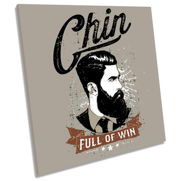 Happy Larry Chin Full Of Win Hipster Picture CANVAS WALL ART Square ...