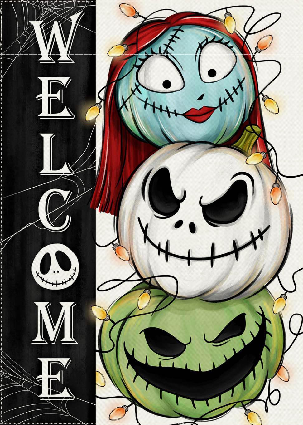 The Holiday Aisle® Welcome Halloween Decorative Garden Flag, Jack O ...