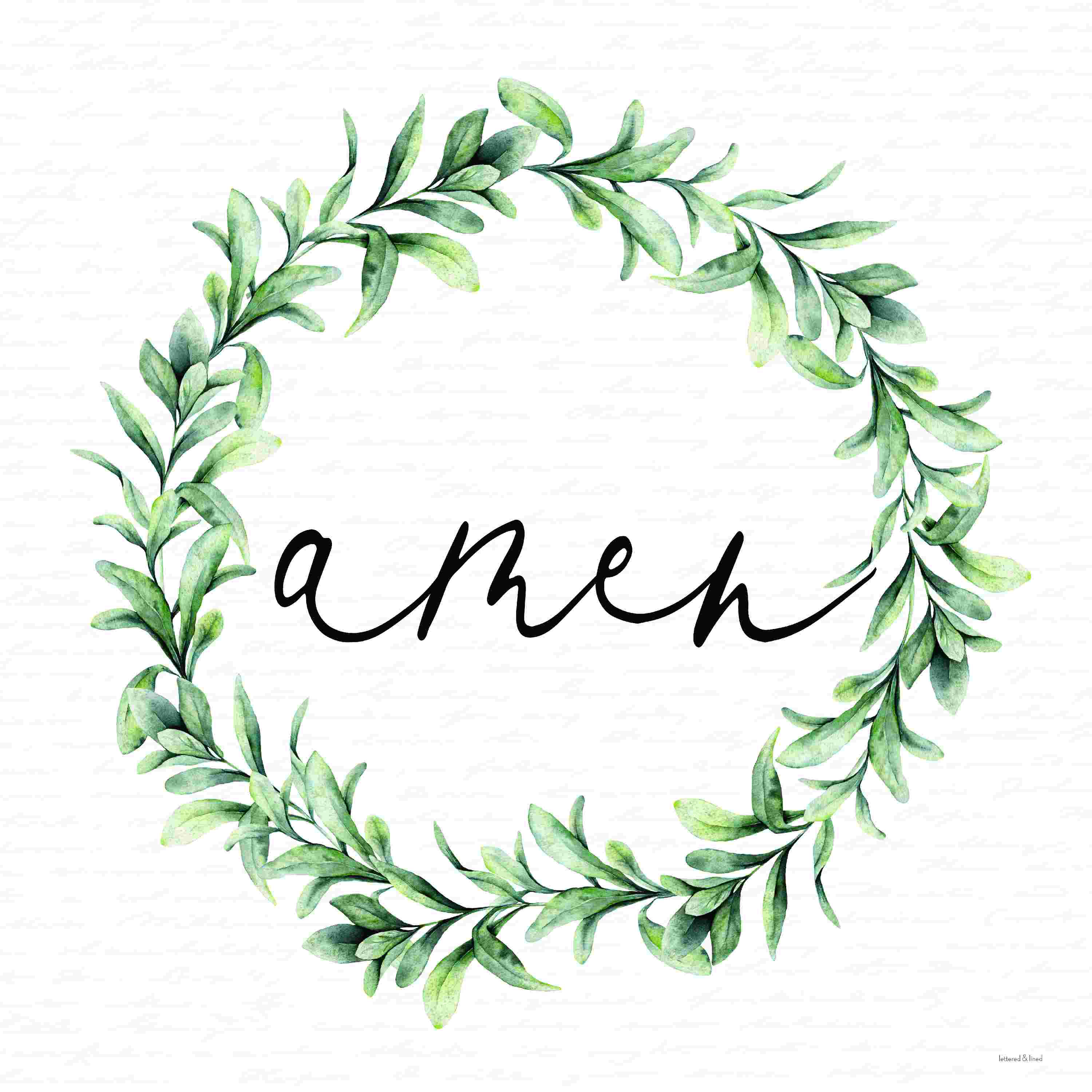 Trinx Amen Wreath | Wayfair