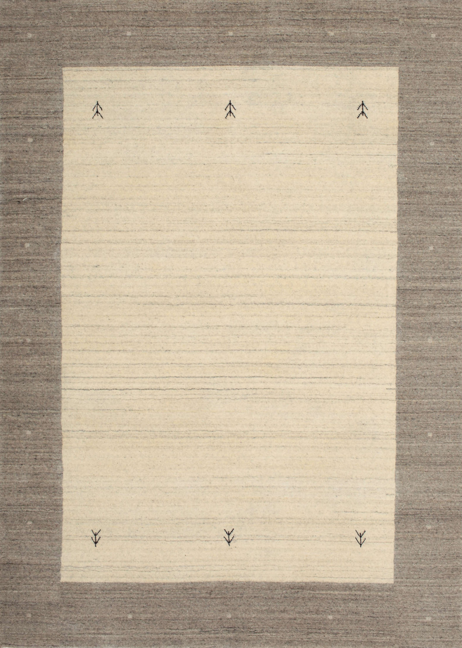 World Menagerie Rogan Hand-Tufted Wool Beige Area Rug | Wayfair