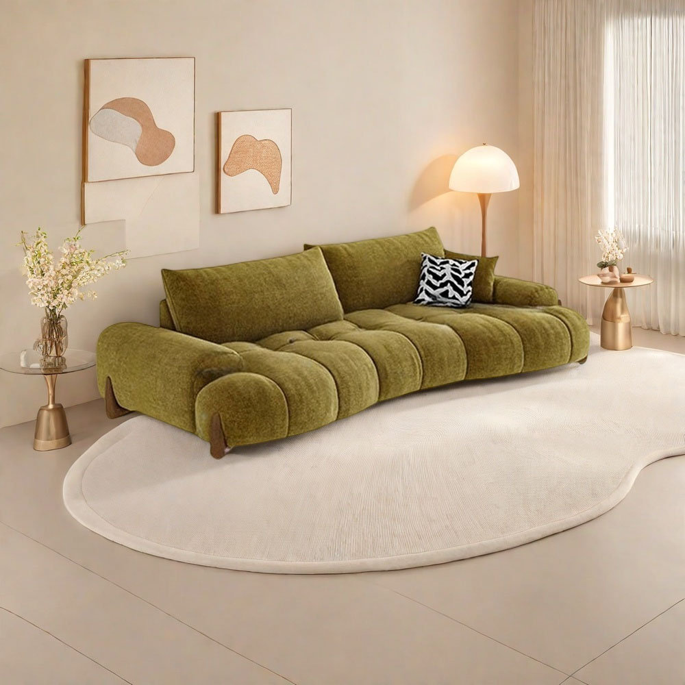 Babkmeou Chenille's movable backrest living room sofa | Wayfair