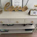 Lark Manor™ Nibbi 47" Console Table with Wood Frame and Legs, 3 Drawers ...