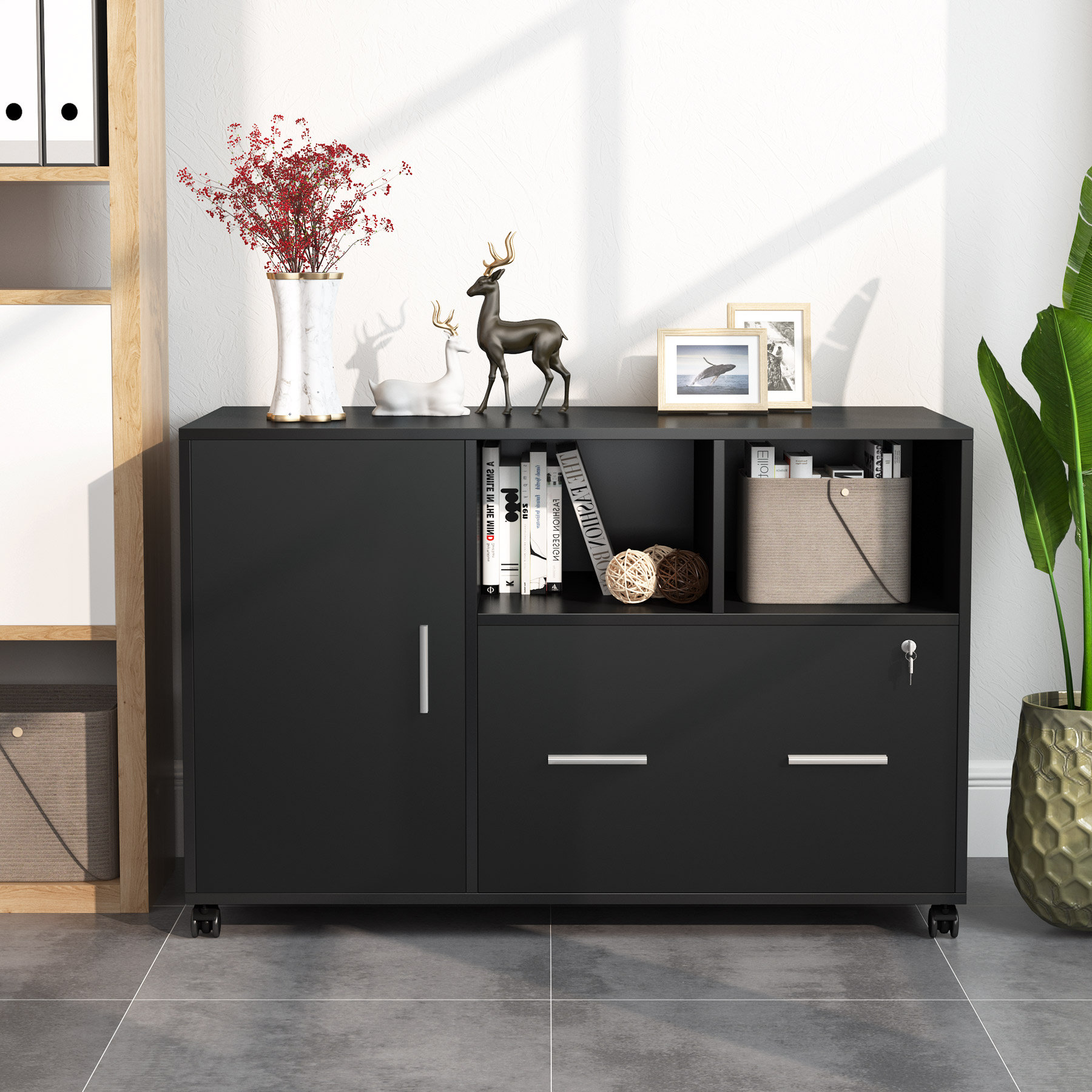 Latitude Run® 1-Drawer Lateral Filing Cabinet & Reviews | Wayfair