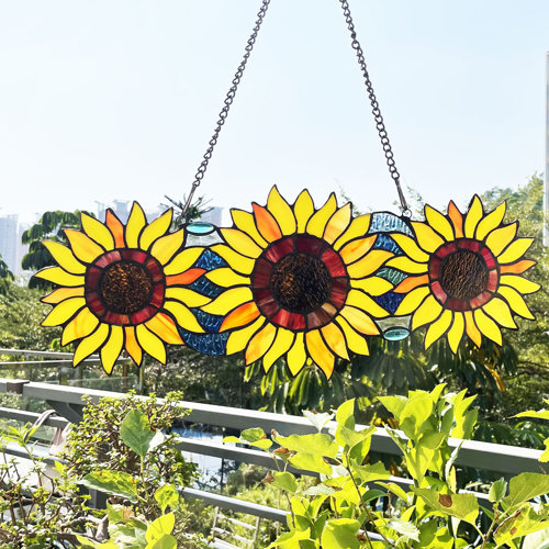 Horizontal Stained Glass Panels You'll Love | Wayfair