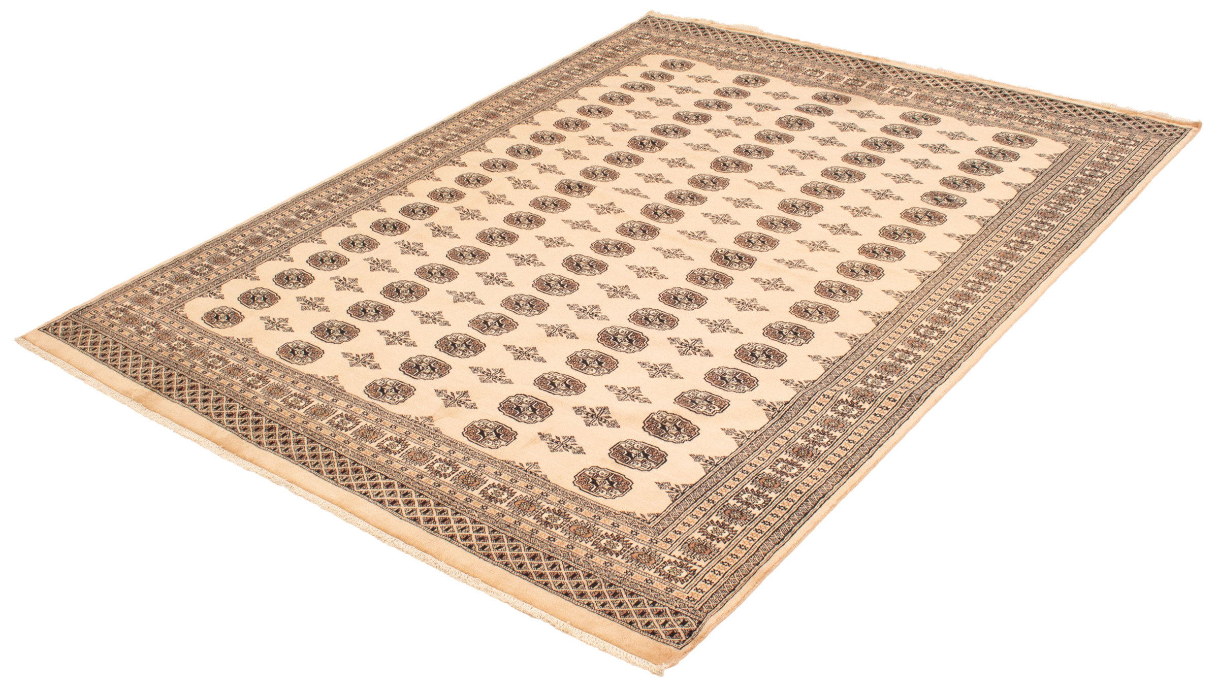 Isabelline Finest Peshawar Bokhara Beige Rug 8'2" X 10'8" | Wayfair