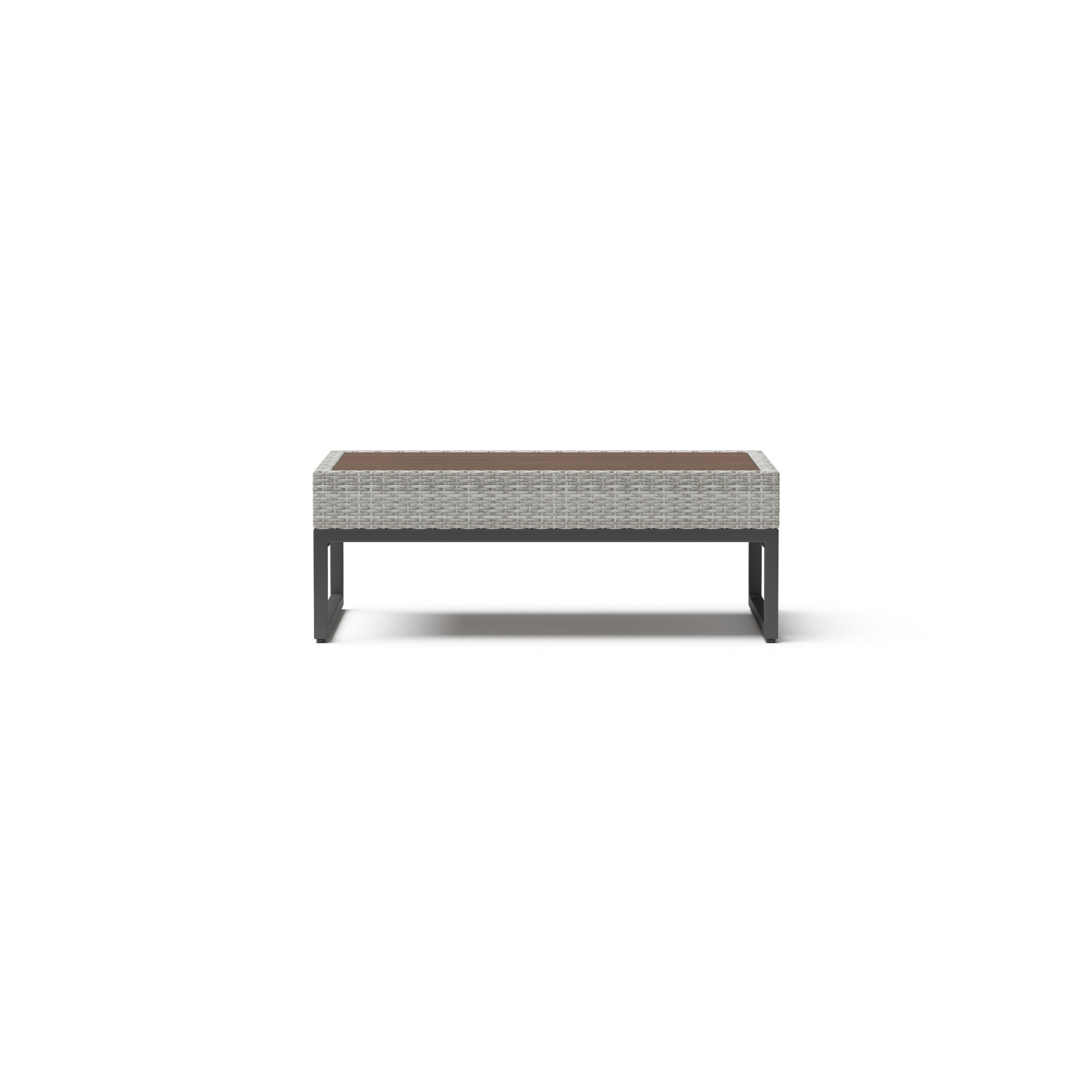 Orren Ellis Sameko Outdoor 26X46 Coffee Table - Grey - Wayfair Canada
