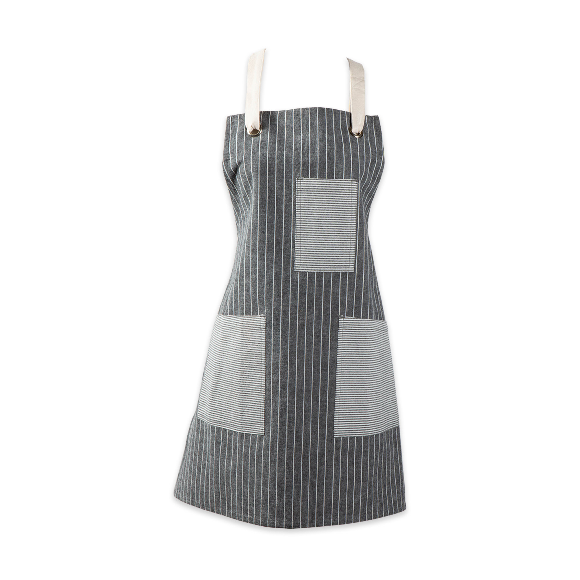 Design Imports Striped Cotton Bib Apron & Reviews - Wayfair Canada