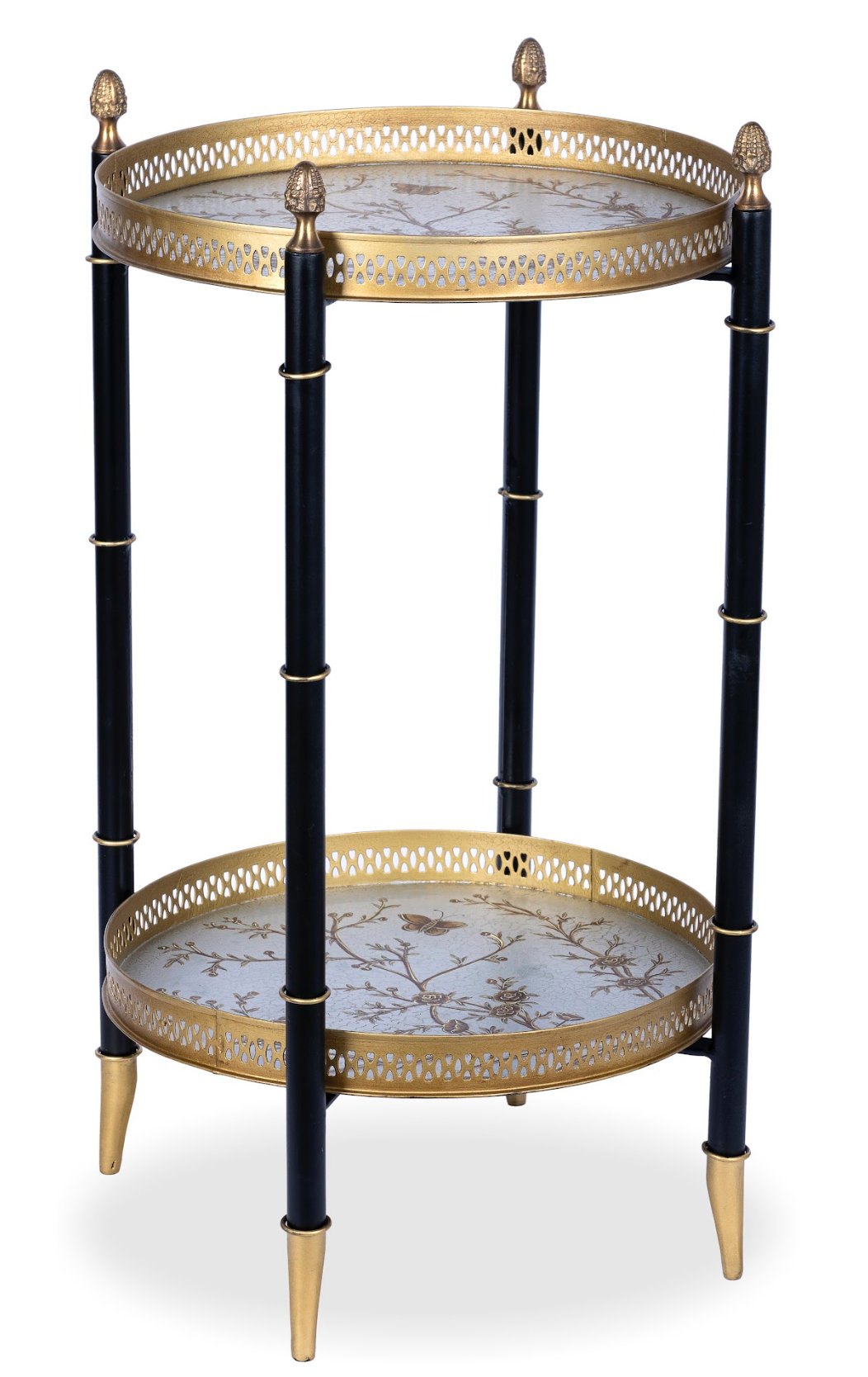 The Enchanted Home ROUND TWO TIER SHELF TABLE | Wayfair