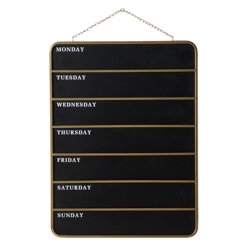 Willa Arlo™ Interiors Wall Mounted Chalkboard & Reviews | Wayfair