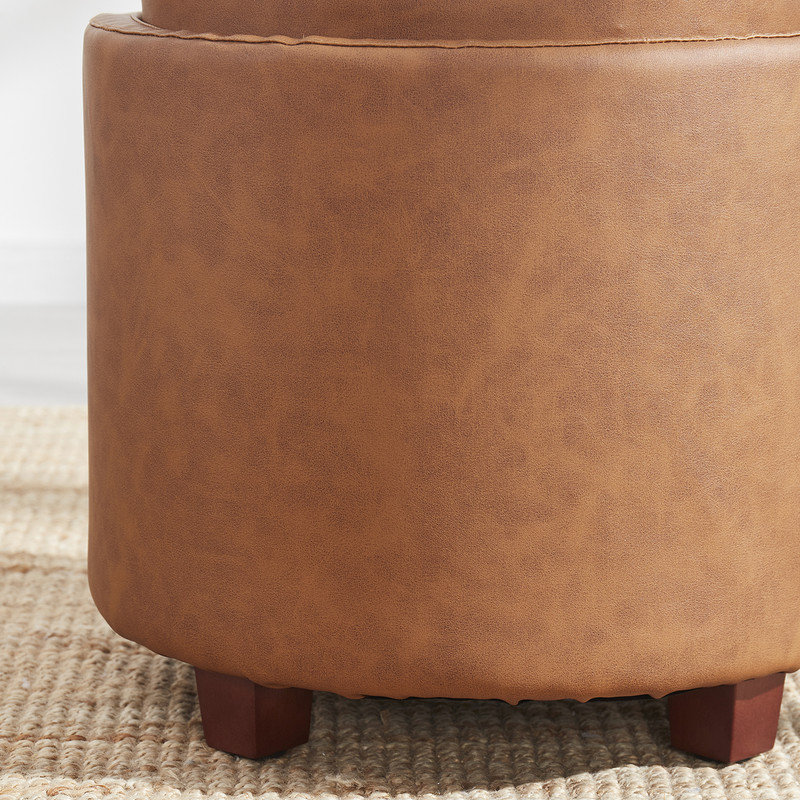 Ebern Designs Ludine Upholstered Ottoman & Reviews | Wayfair