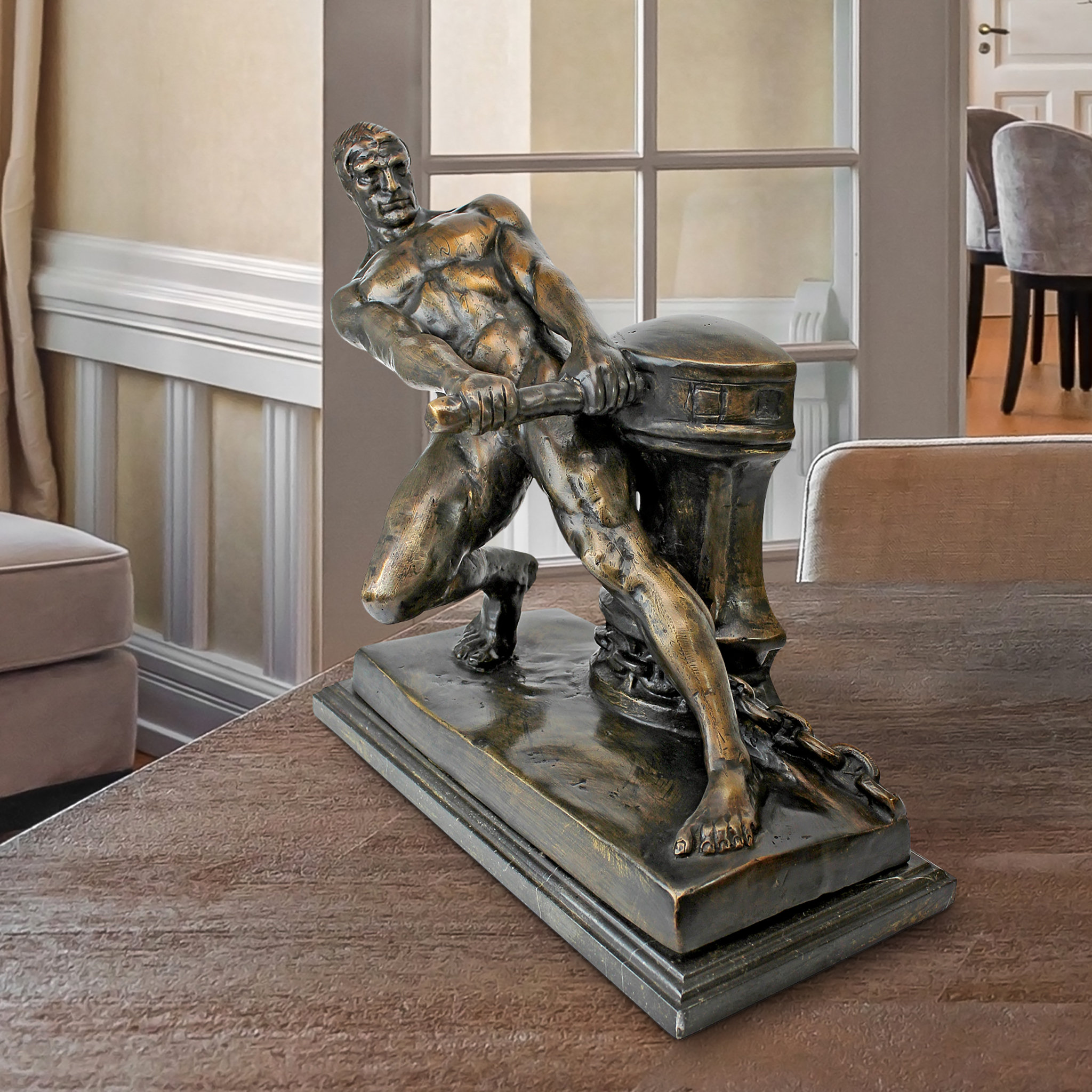 Design Toscano The Power of Man Cast Statue - Wayfair Canada