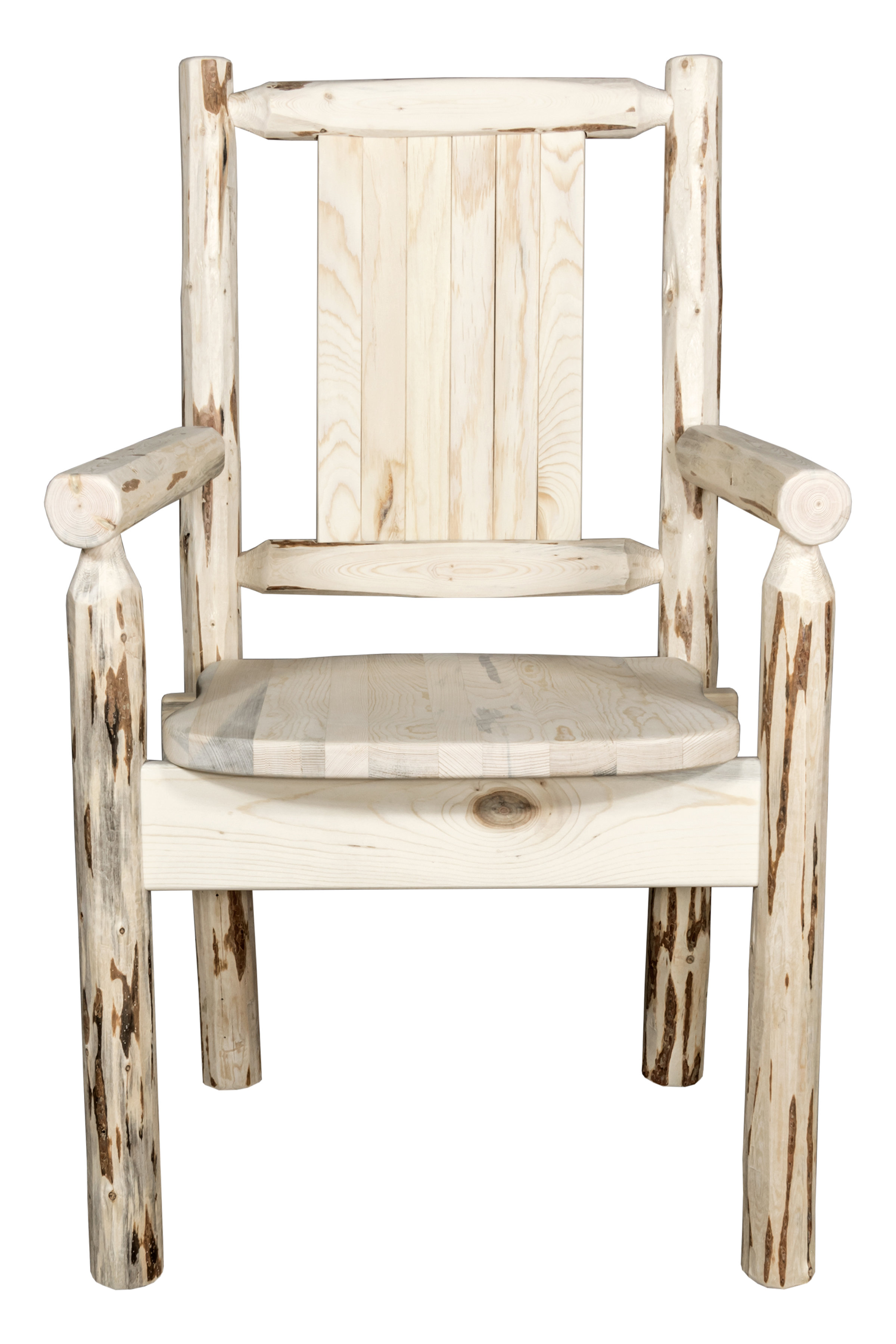 Loon Peak® Montana Collection Lodge Pole Pine Chair | Wayfair