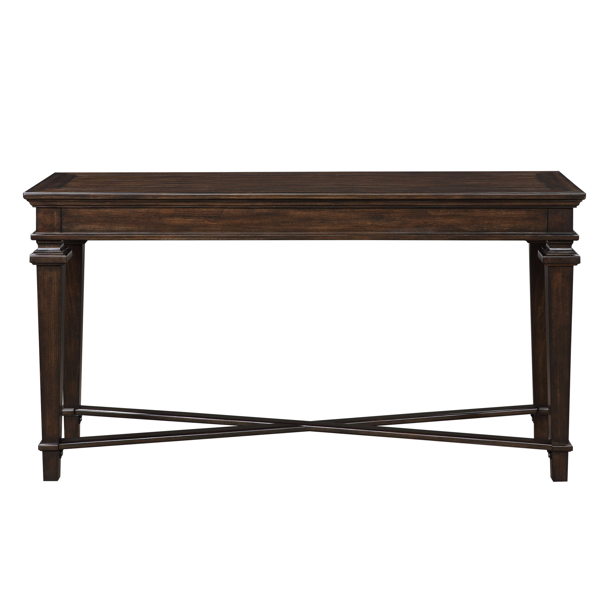 Banior Traditional Rectangular Console Table - Finish Wood Living Area ...