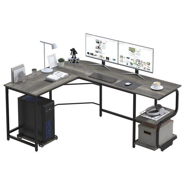Trent Austin Design® L-Shaped Metal Base Desks & Reviews | Wayfair