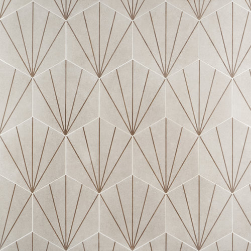 Modern White/Cream Floor + Wall Tile | AllModern