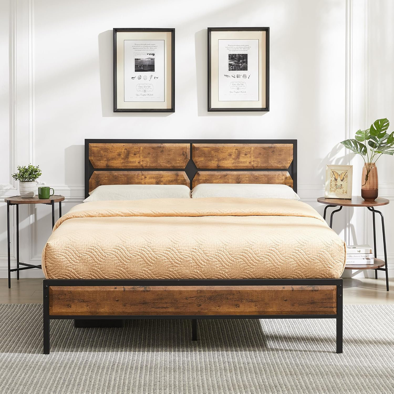 17 Stories Nahlah Queen 39.4'' Bed Frame | Wayfair