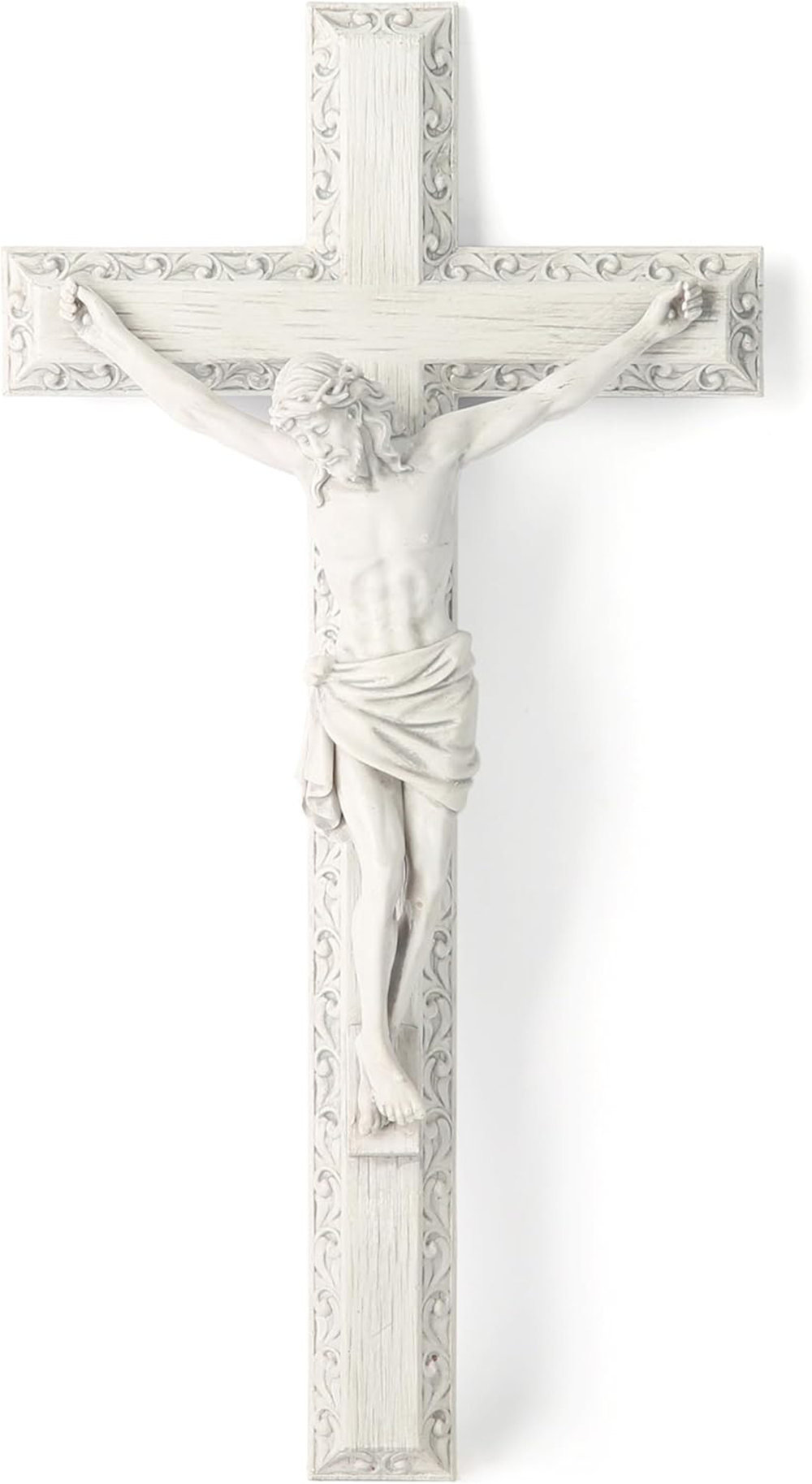 Trinx Catholic Crucifix Wall Cross, Jesus Christ Wall Decor For Elegant ...