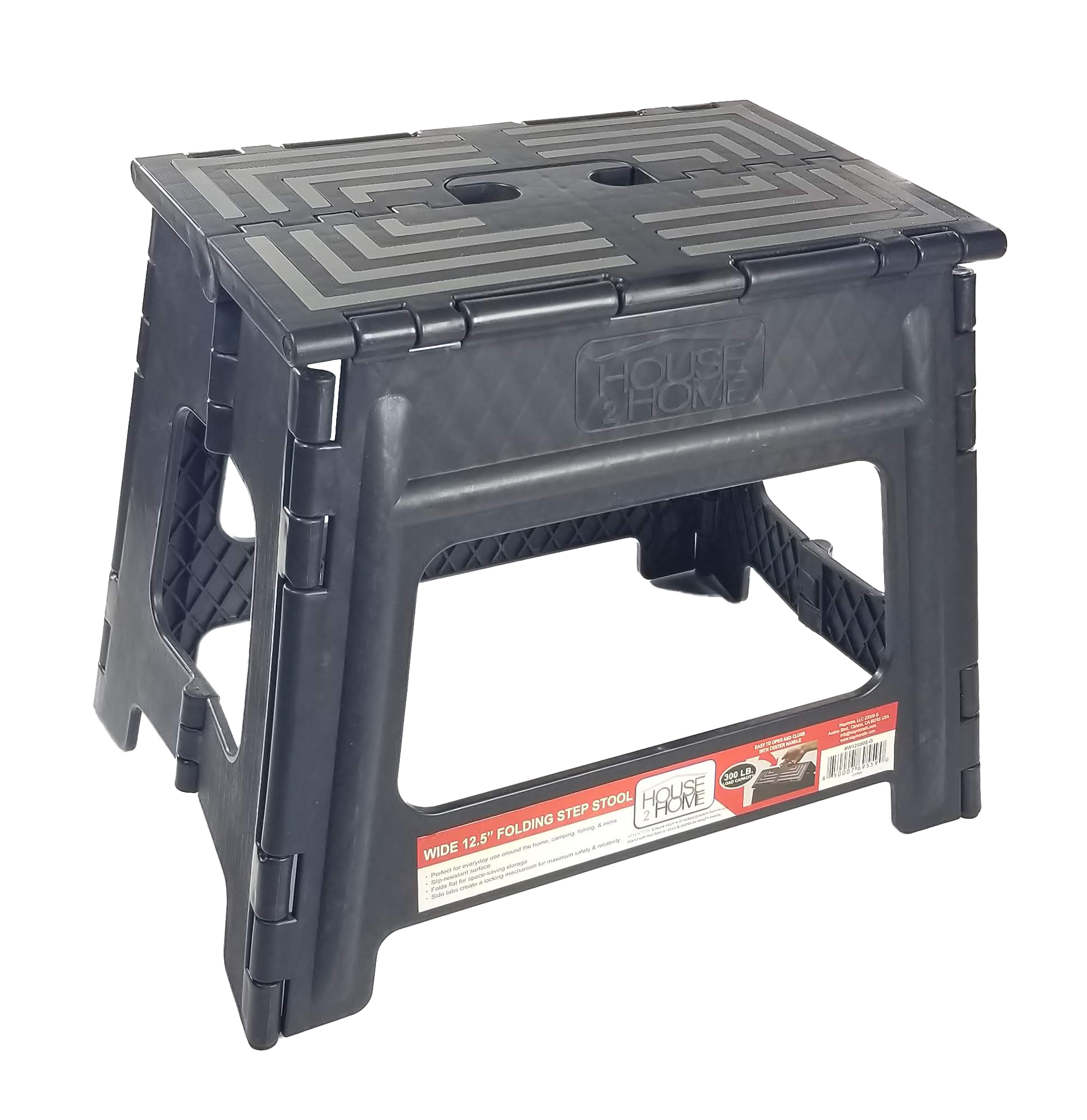 WFX Utility™ Pebrook 1 - Step Plastic Lightweight Folding Step Stool ...