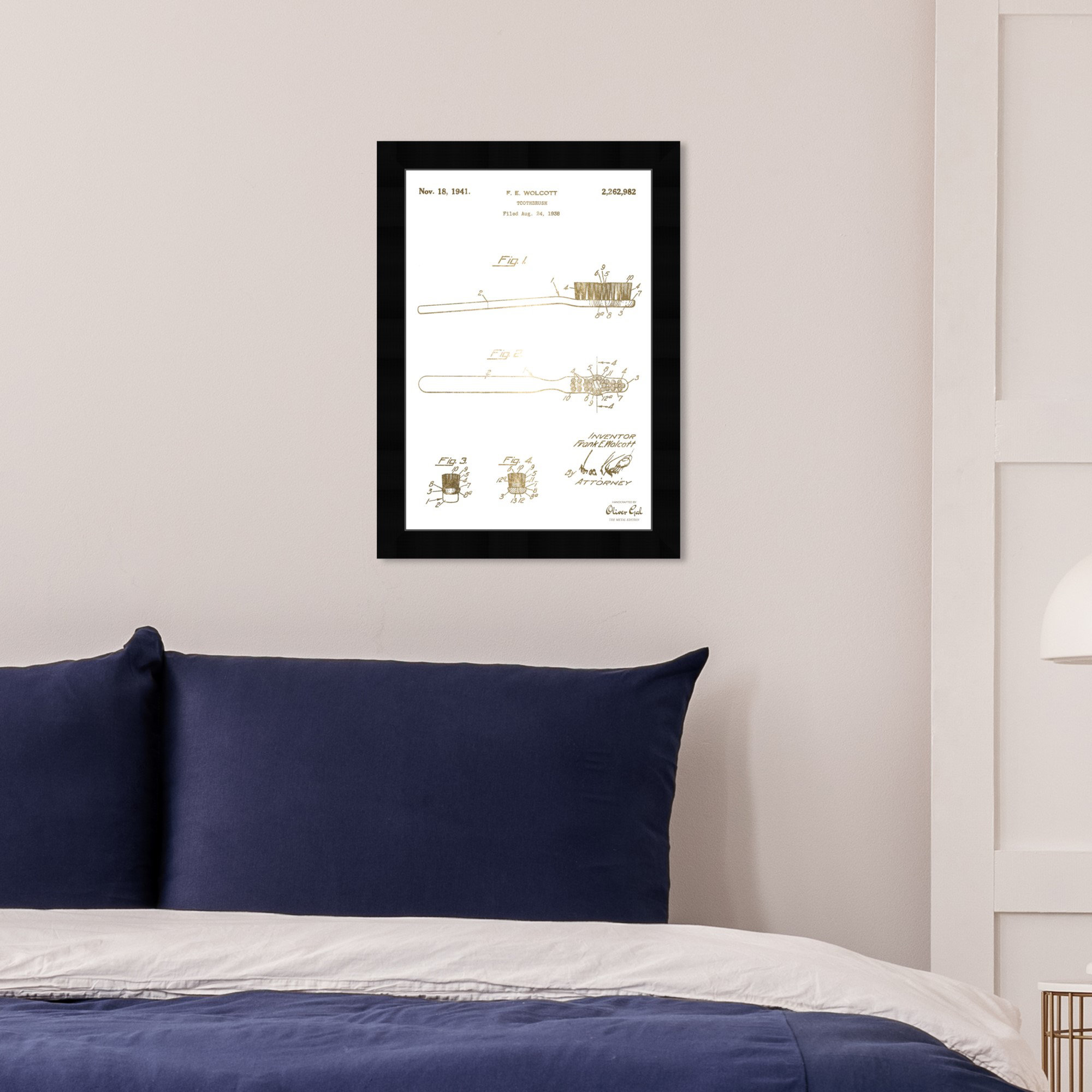 House of Hampton 'Toothbrush 1938' Framed Graphic Art - Wayfair Canada