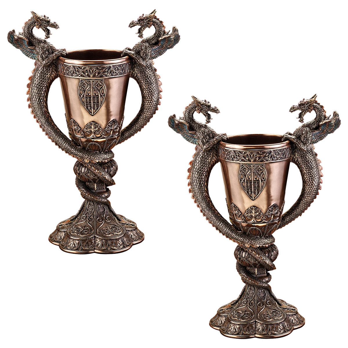 Design Toscano Guardian Dragons Decorative Chalice | Wayfair
