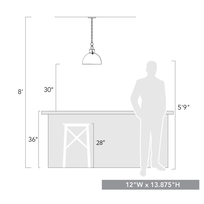 Kelly Clarkson Home Allargando 1 - Light Single Bowl Pendant & Reviews ...