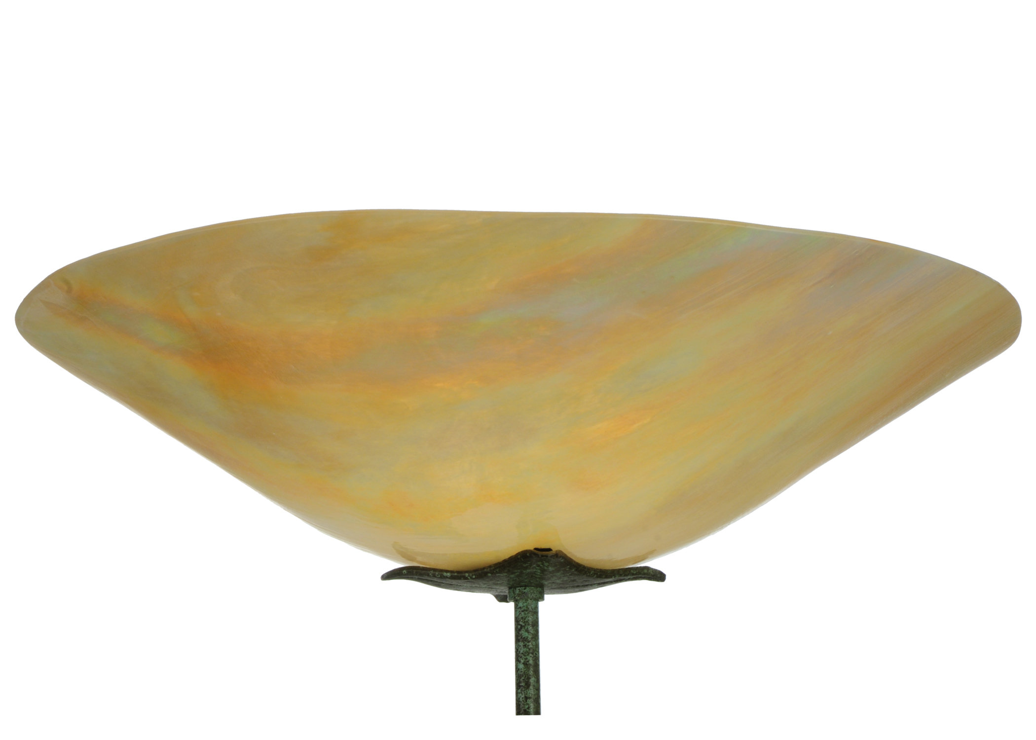 Meyda Lighting 5'' H Glass Bowl Lamp Shade in Beige/Orange | Perigold
