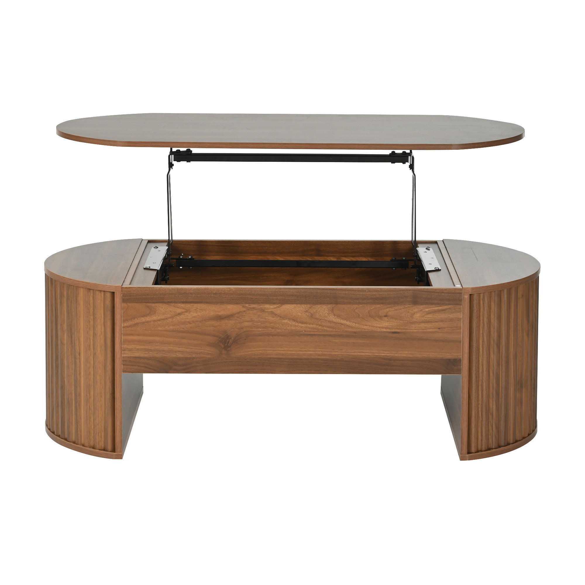 Ivy Bronx Modern Oval Lift Tabletop Coffee Table | Wayfair