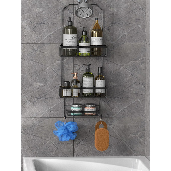 Rebrilliant Mattair Hanging Stainless Steel Shower Caddy | Wayfair