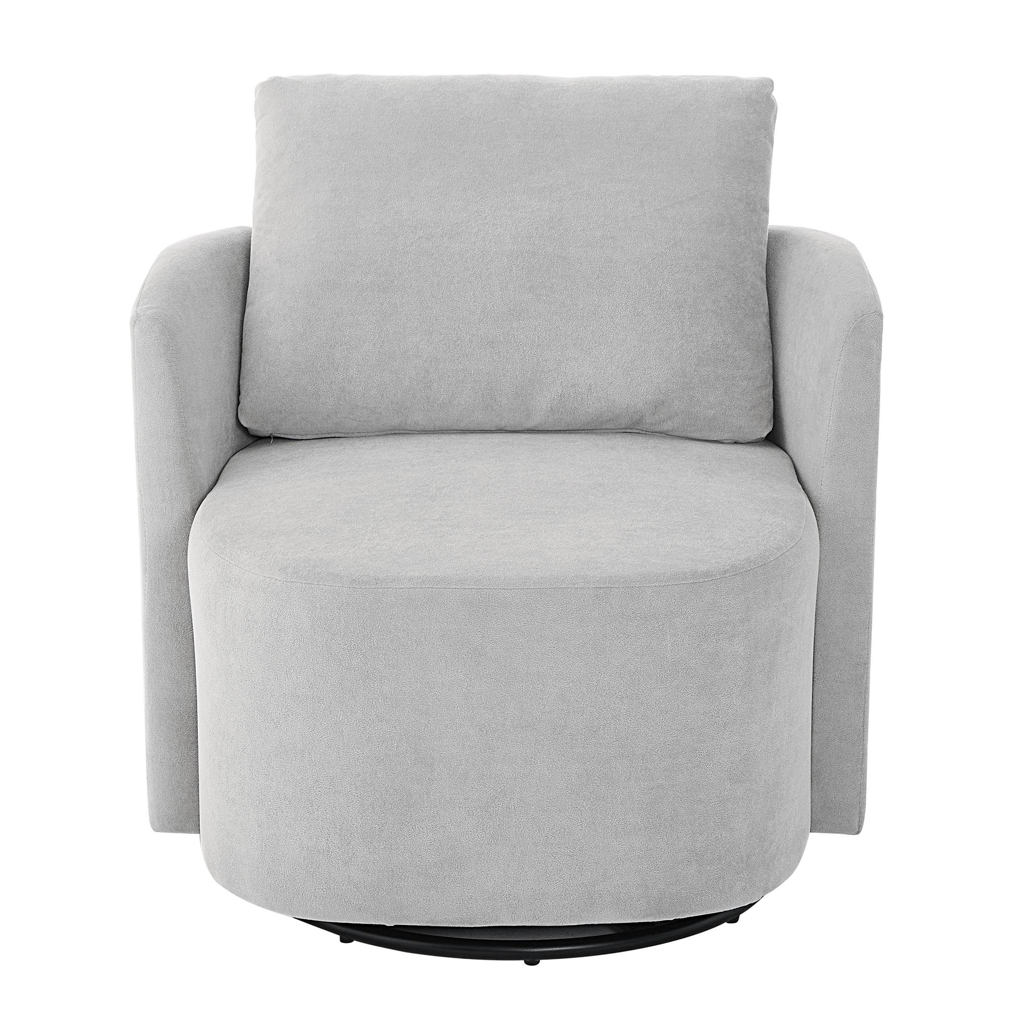 Latitude Run® 360° Swivel Chair, 29.9" Accent Barrel Armchair ...