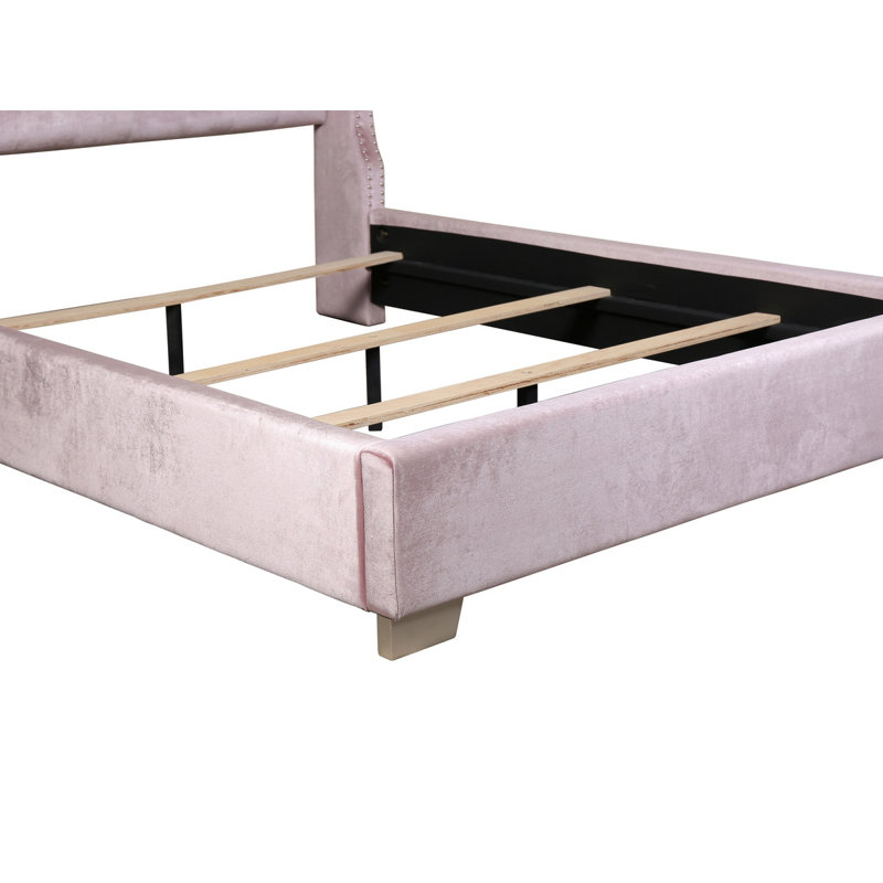 Rosdorf Park Harley-Rose Upholstered Bed | Wayfair