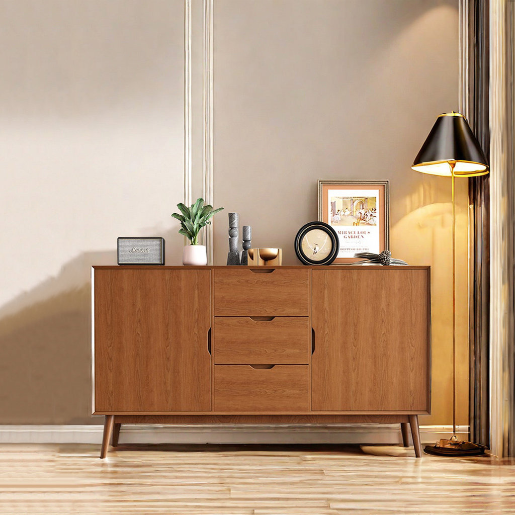 HomeCanvas Sideboard Cabinet Restaurant Side Cabinet 55.1'' Sideboard ...