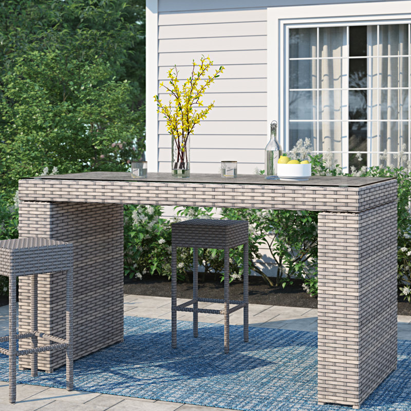 Sol 72 Outdoor™ Rochford Bar Table & Reviews | Wayfair