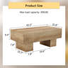 Latitude Run® Modern Simple Light Wood Texture MDF Coffee Table - 43.3 ...