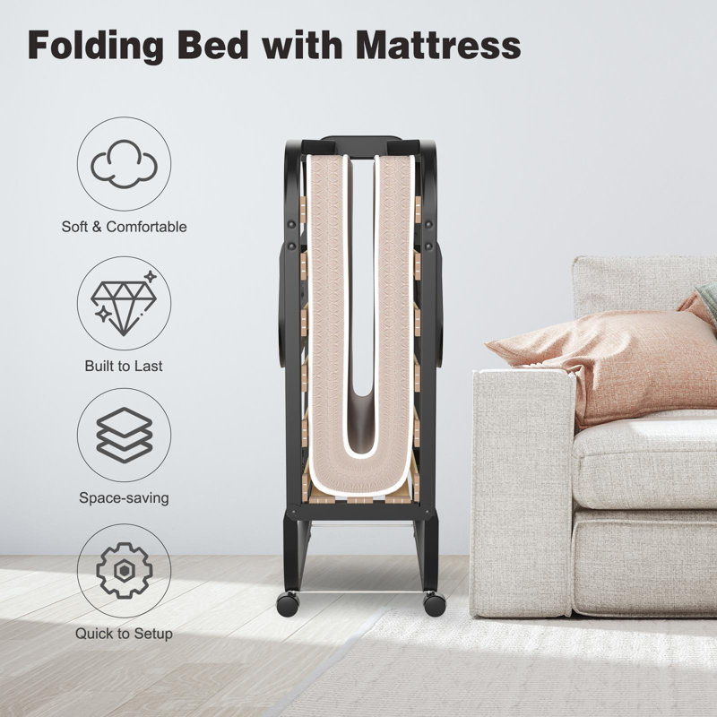 Latitude Run® Reeba 16" Steel Folding Bed & Reviews - Wayfair Canada