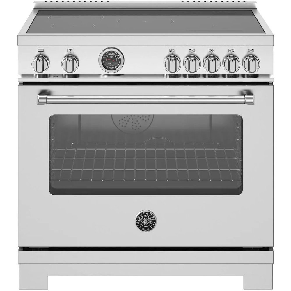 Bertazzoni Master Series Induction Range 36" - 5 Heating Zones + Cast ...