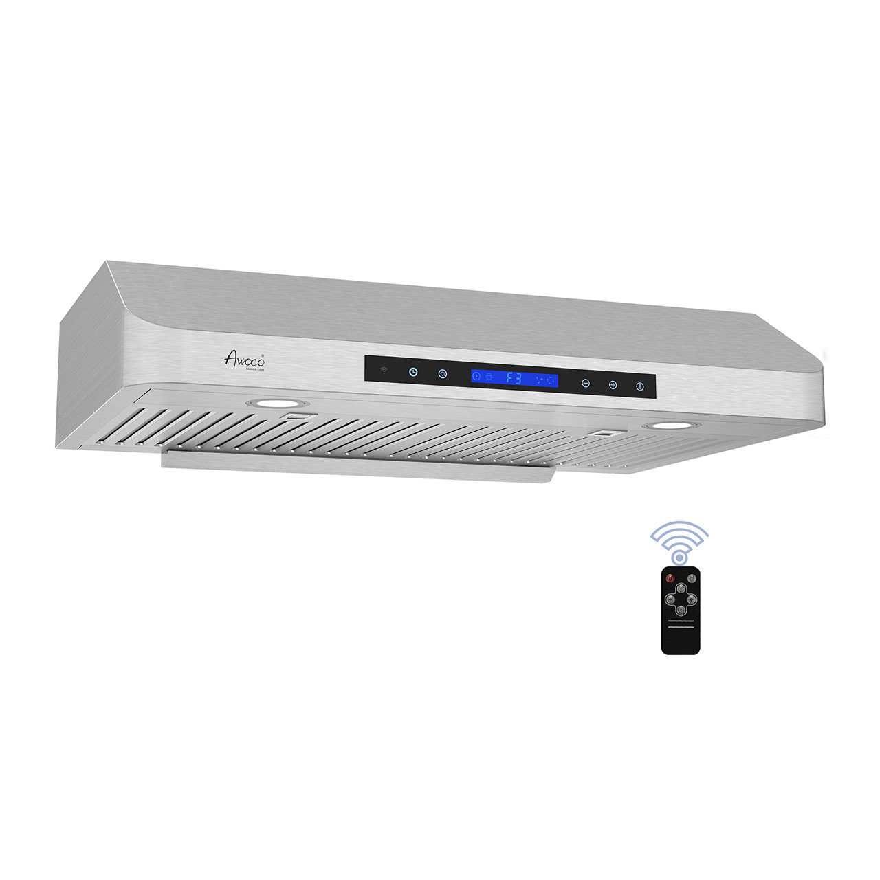 Awoco 42" 900 Ducted (Vented) Under Cabinet Range Hood with Baffle ...