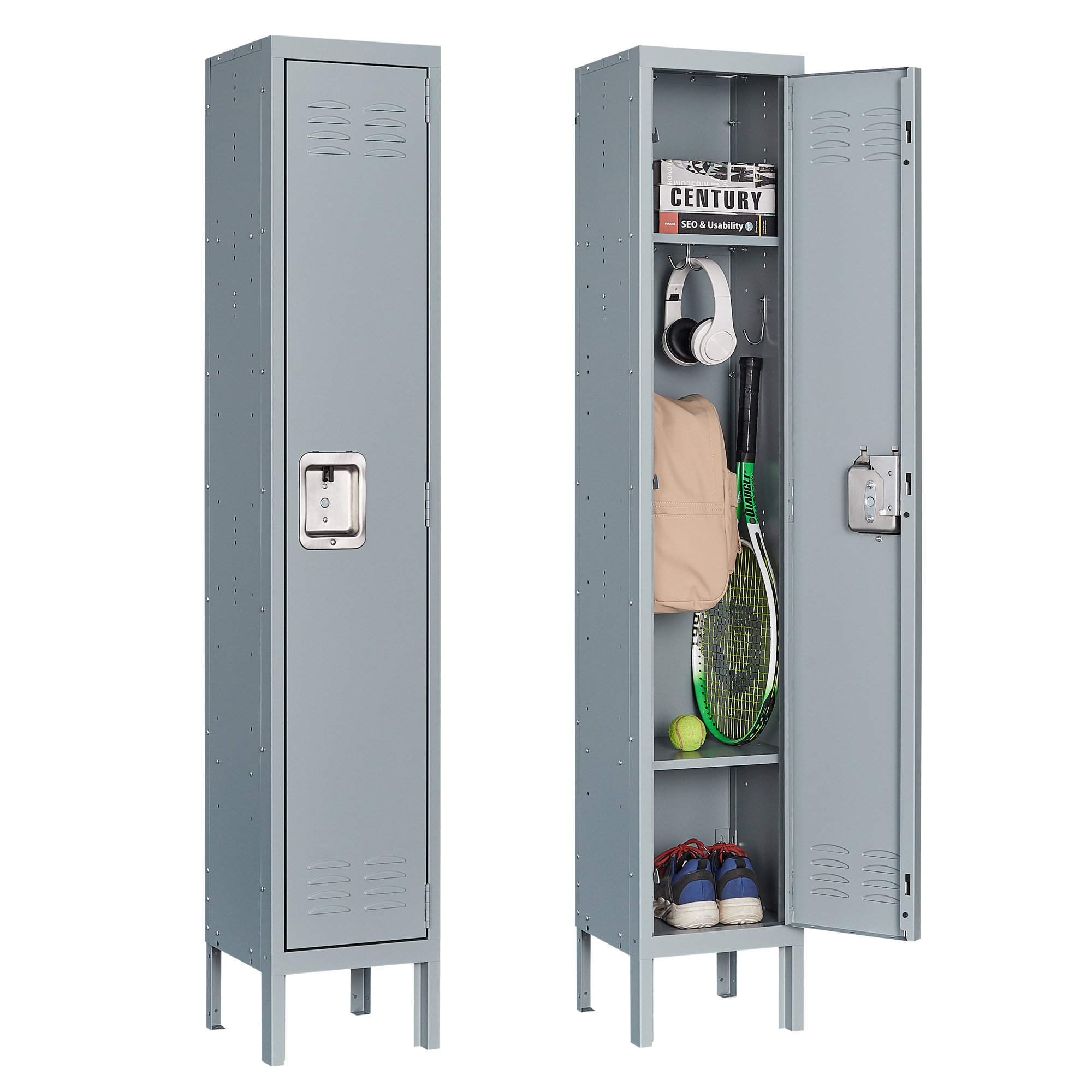 Steelcube Metal Locker 1 Doors Employees Locker Storage Cabinet ...